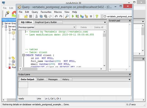 Getting Started With Vertabelo And Postgresql Vertabelo Database Modeler