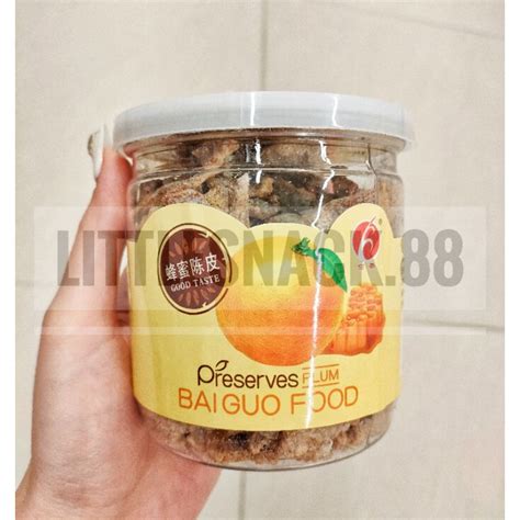 Jual SEMbabe BAI GUO KULIT JERUK BUAH PLUM 170GR Shopee Indonesia
