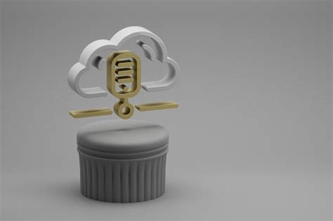 Premium Photo Beautiful Abstract Illustrations Database Server Symbol Icons On A Column Stand