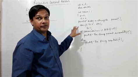 recursive descent parser youtube