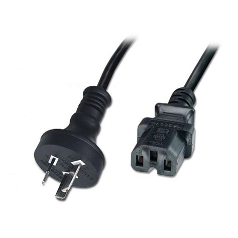 2m Hi Temp Power Cable 3 Pin To Iec C15 Socket Lindy Australia