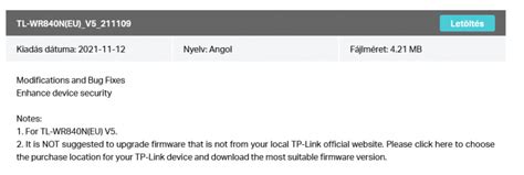 TP Link TL WR N firmware frissítése Toldinet Kft