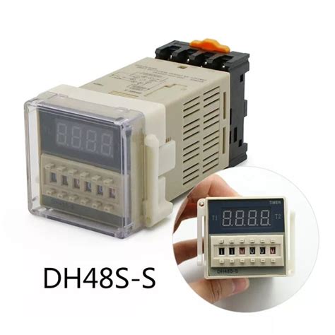 Dh48s S Digital Timer Precision Delay Time Relay Twin Counter Ac 220v
