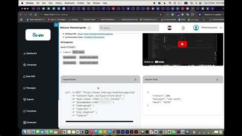 Send Otp Via Sms And Whatsapp Api In 2 Minutes In Egypt Youtube