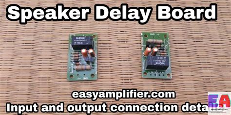Speaker Delay Board Amplifier Board Making