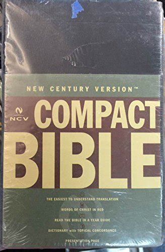 Holy Bible New Century Version Blue Bonded Leather Gilded Silver