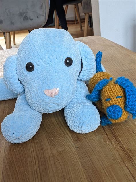 Crochet Progress My First Vs My Second Project Ramigurumi