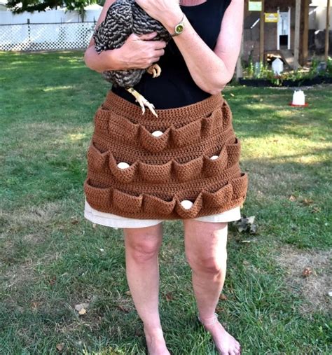 7 Crochet Egg Gathering Apron Patterns Crocht