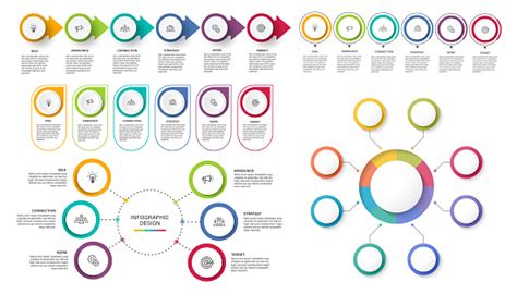 옵션 단계 또는 프로세스가 포함 된 비즈니스 인포 그래픽 디자인 템플릿 프리젠 테이션 다이어그램 연례 보고서 웹 디자인 워크 플로우 레이아웃에 사용할 수 있습니다 0명에