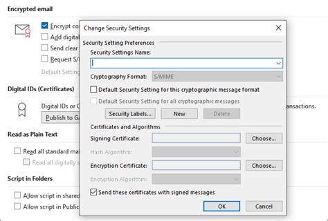 Send Encrypted Email From Outlook