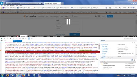 Login Page To Stack Overflow Not Working In Ie11 Meta Stack Overflow