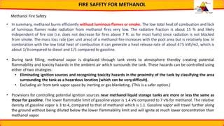 Fire Safety For Methanol Explanation Of Safety Measurements Pdf