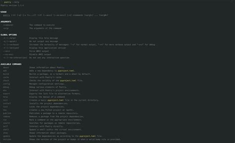 Quicknotes On Python Poetry Hackernoon