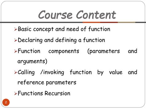 Chapter 1 Functions In C [1] Pdf
