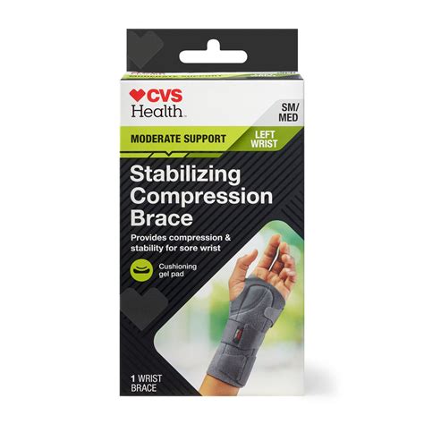 CVS Health Stabilizing Compression Left Wrist Brace