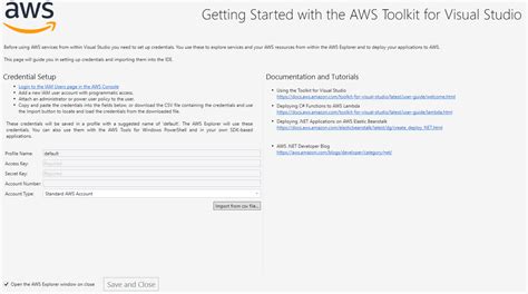 Getting Started With Aws Cloud Services Telerik Ui For Winforms