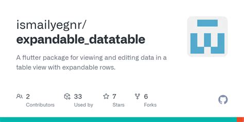 Github Ismailyegnr Expandable Datatable A Flutter Package For Viewing And Editing Data In A