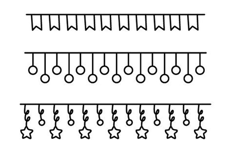Planner Dividing Border Set Svg Cut File By Creative Fabrica Crafts