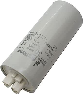 Condensateur 30µF 250V 40x93mm Push-In Italfarad 30uF : Amazon.fr ...