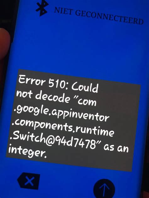 Error 510 Bluetooth Mit App Inventor Help Mit App Inventor Community