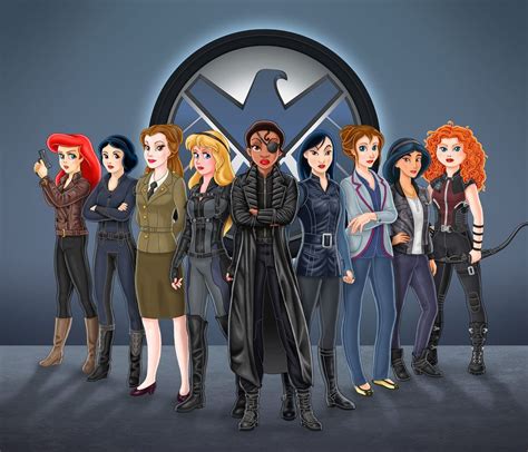 Disney Princesses As Marvel Superheroes