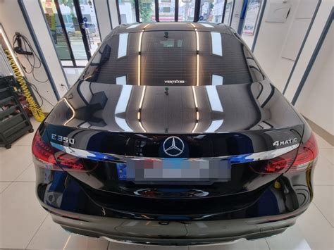 청주 신차 썬팅 벤츠 E350 블랙박스 블랙박스 보조배터리 신차코팅 벤츠 순정 Led 도어라이트 생활보호 Ppf 루마 버텍스 전체 썬팅 시공 후기 입니다