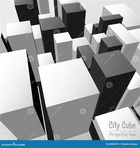 Cube Perspective Grid Three Dimensional Vector Isometric Solid Shapes