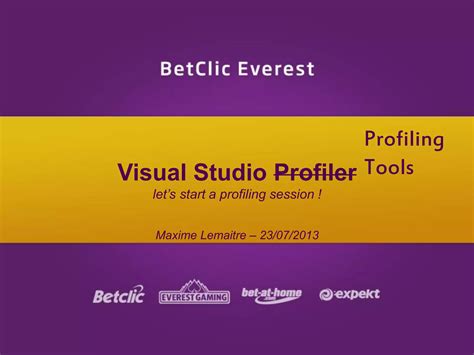Visual Studio Profiler PPT