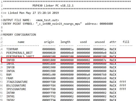 Ccsmsp430fr6989 Msp430 Memory Addressing Msp Low Power Microcontroller Forum Msp Low Power