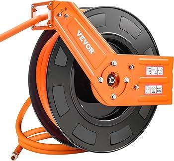 Retractable Air Hose Reel Relhost 50 Ft X 38 In In Hybrid Air Hose