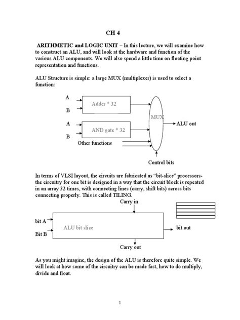Pdf Lecture 3 8405 Computer Architecture Dokumentips