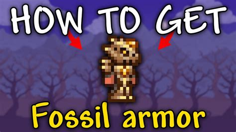How To Get Fossil Armor In Terraria Fossil Armor Terraria Youtube
