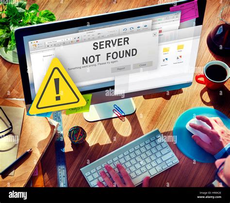 Server Not Found Error Inaccessible Concept Stock Photo Alamy