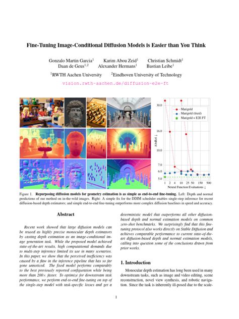 Fine Tuning Image Conditional Diffusion Models Is Easier Than You Think