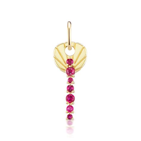 Amaranthus Ruby Key — Michelle Fantaci Fine Jewerlry