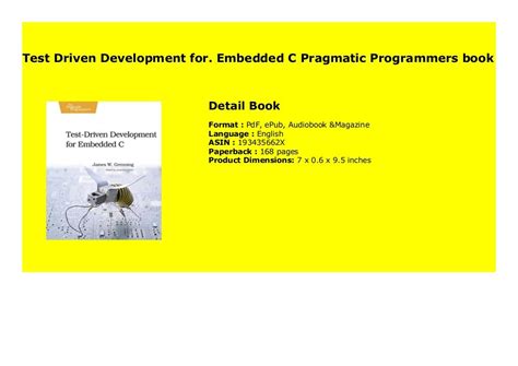 Test Driven Development For Embedded C Pragmatic Programmers Book 3562