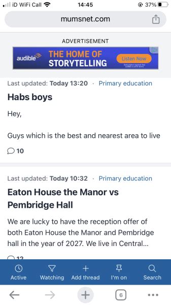 strange layout on certain topics mumsnet