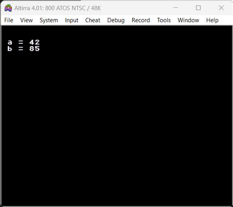 user defined procedures using shared variables example ugbasic