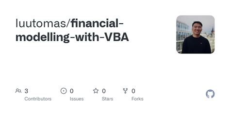 Github Luutomasfinancial Modelling With Vba