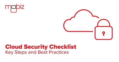 cloud security checklist strengthen your defenses with key steps and