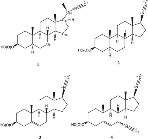 Structures Of Compounds 1 4 Numbering For The C7 C15 C17 And C20 Download Scientific Diagram
