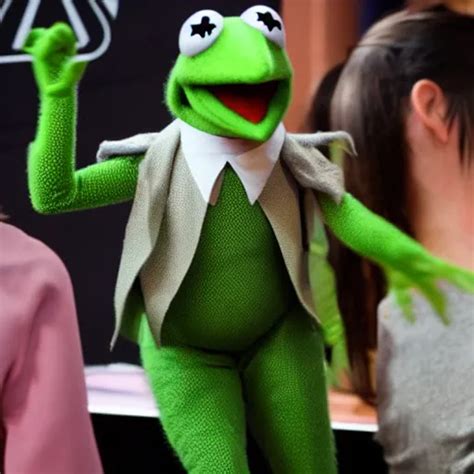 A photo of kermit the frog wearing VR, award winning | Stable Diffusion | OpenArt