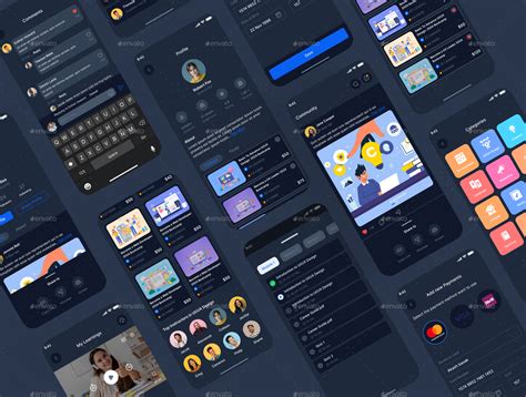 Skill Sphere Online Course E Learning App UI Kit Web Elements