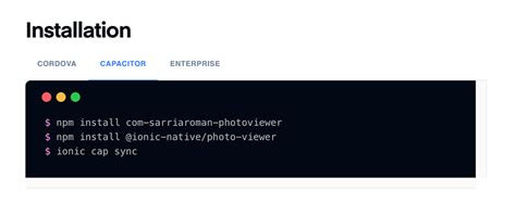 capacitor photo viewer pluigin capacitor ionic forum