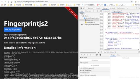 fingerprintjs2 浏览器 设备指纹 fingerprintjs 下载 csdn博客