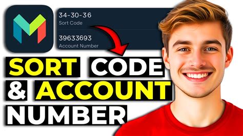 how do i find my sort code and account number in monzo app youtube