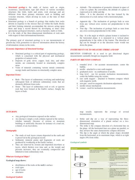Structural Geology Pdf Fault Geology Structural Geology