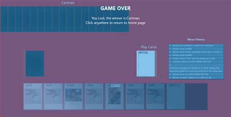 Github Jatinderbhachuexplodingkittens Reactjs A Web Based Clone Of