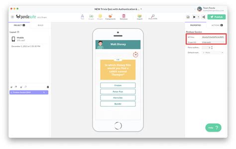 The Firebase Session Component Help Center PandaSuite