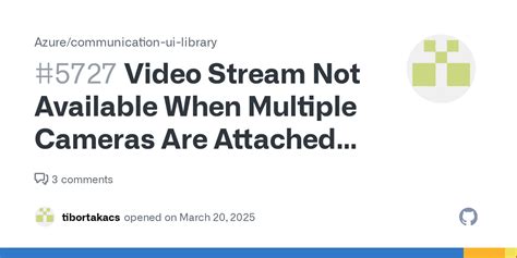 Video Stream Not Available When Multiple Cameras Are Attached And One Is In Use On Windows 11